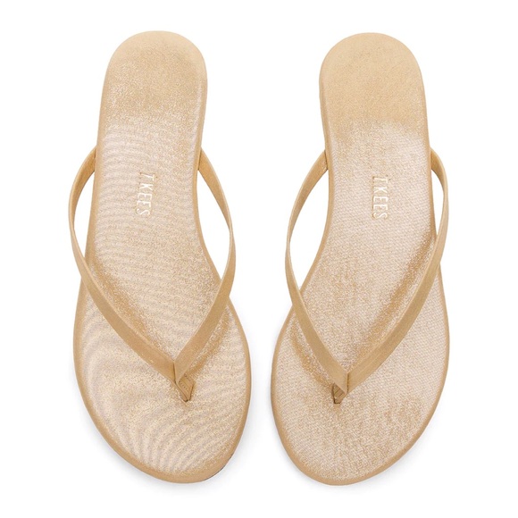 TKEES | Shoes | New Tkees Glitters Flip Flop In Sandbeam | Poshmark